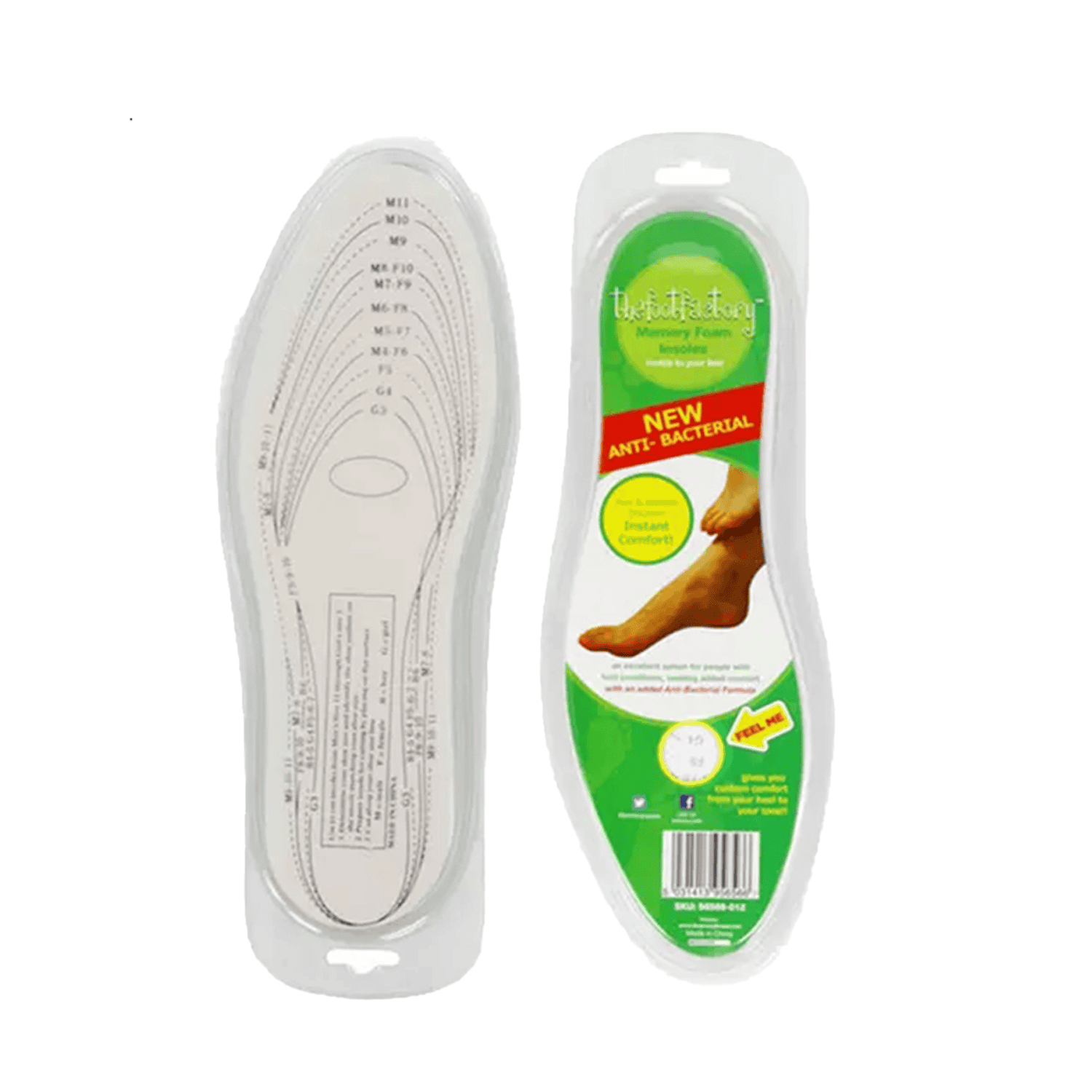 Size 37 Insoles Women Kaps Soft Latex Anti-Bacterial Insoles (Size 37 ...