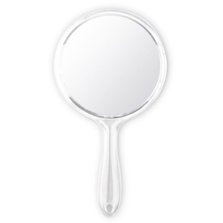 Double Sided Acrylic Handheld Mirror » Girly Essentials